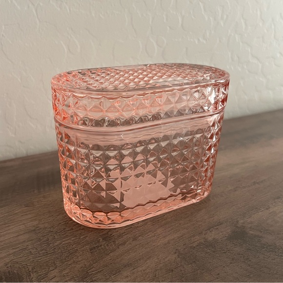 Target | Accents | New Bullseyes Playground Pink Glass Trinket Box ...